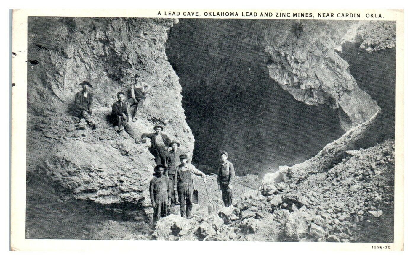 A Lead Cave, Oklahoma Lead and Zinc Mines near Cardin, OK Postcard ...