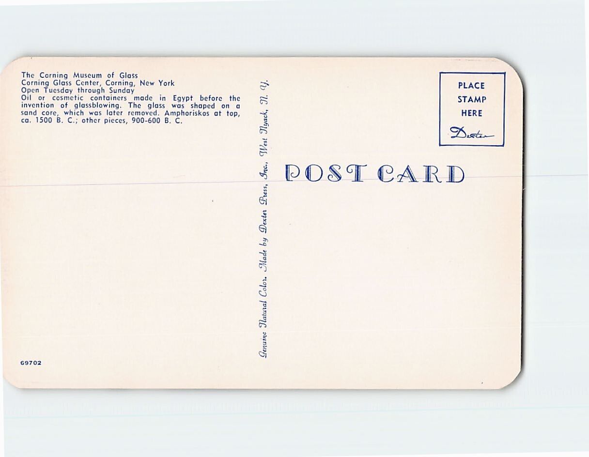 Postcard Containers made in Egypt The Corning Museum of Glass Corning ...