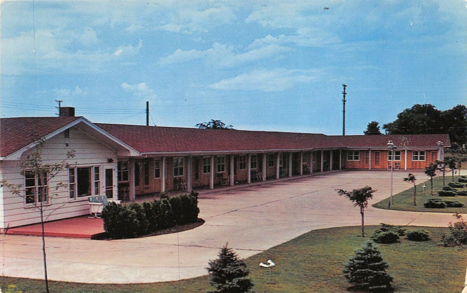 Gibson City Illinois 1960s Postcard Del Rancho Motel | United States ...
