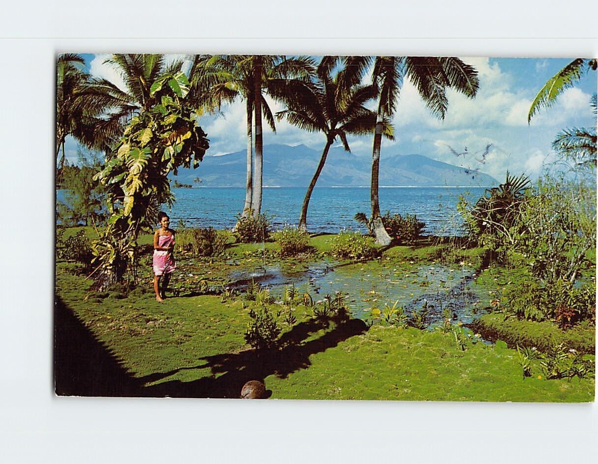 Postcard Scenery at Mataiea looking at Little Tahiti, Mataiea, French ...