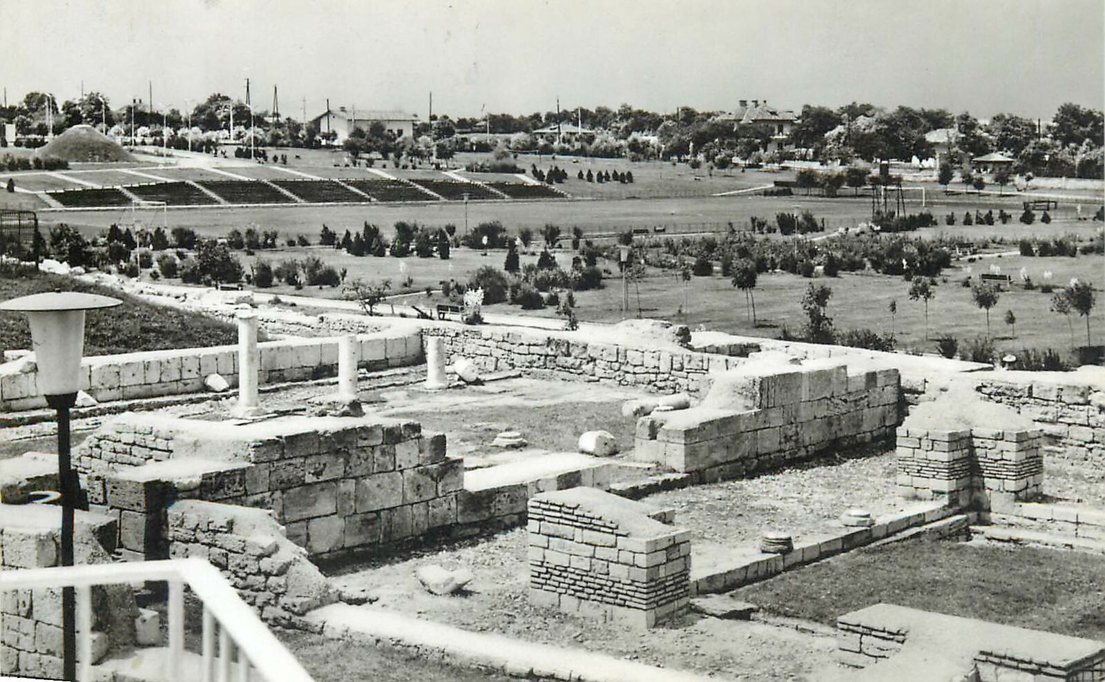 Romania carte postala ruinele Cetatii Callatis sit istoric | Europe ...