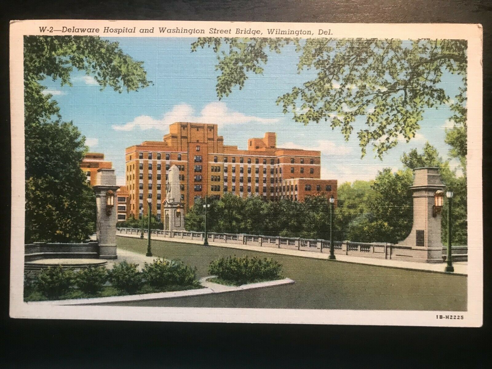 Vintage Postcard 1941 Delaware Hospital Washington Street Bridge ...
