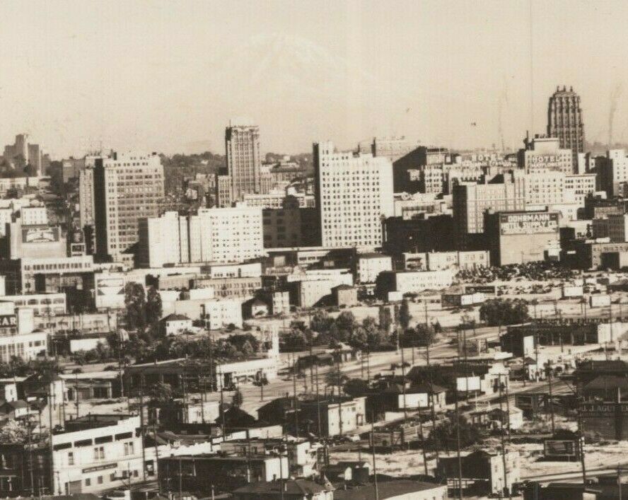 RPPC Queen Anne Hill Seattle Washington Aerial View c1930-1940s ...