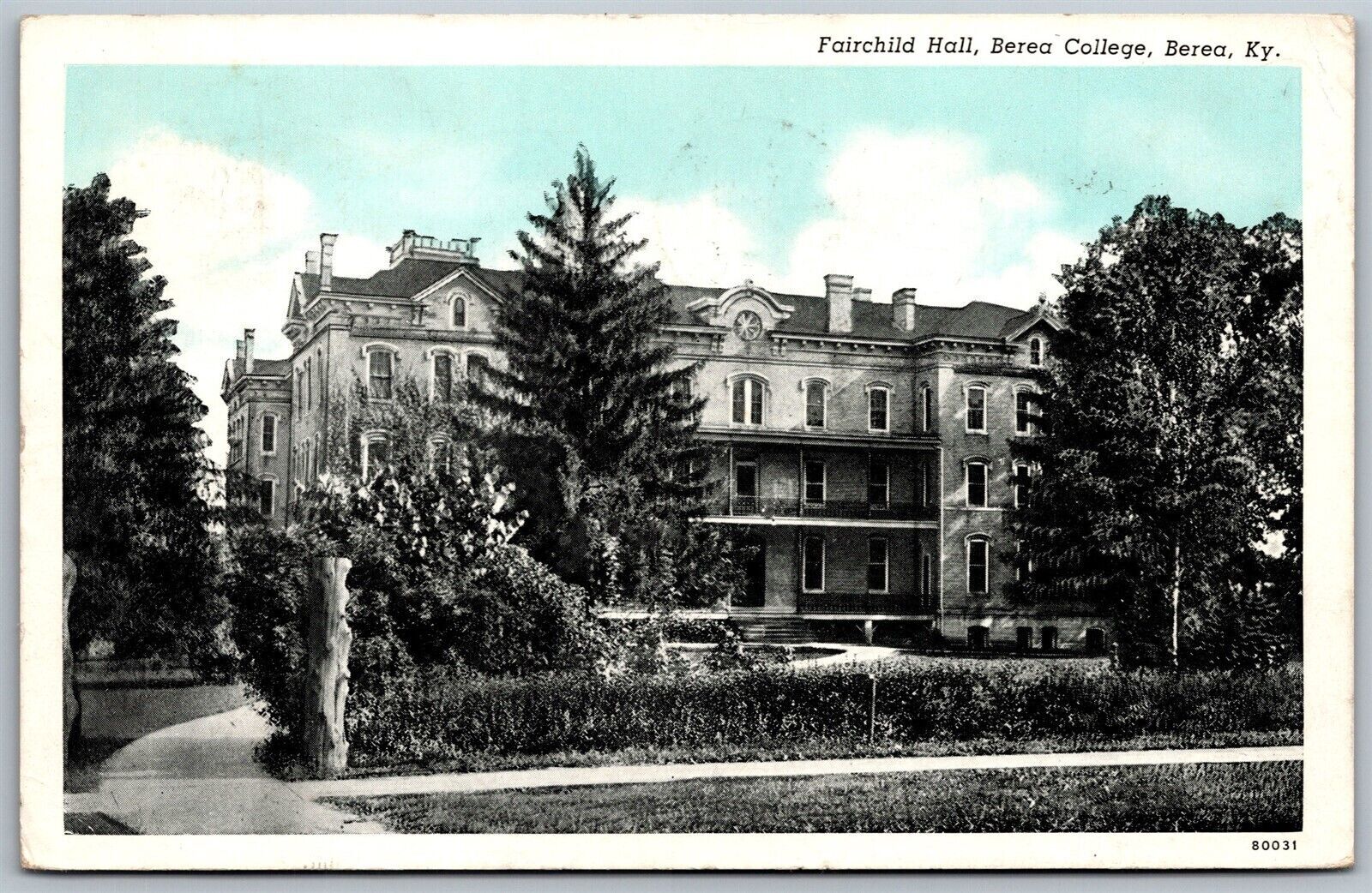Vtg Berea Kentucky KY Fairchild Hall Berea College 1920s View Old ...