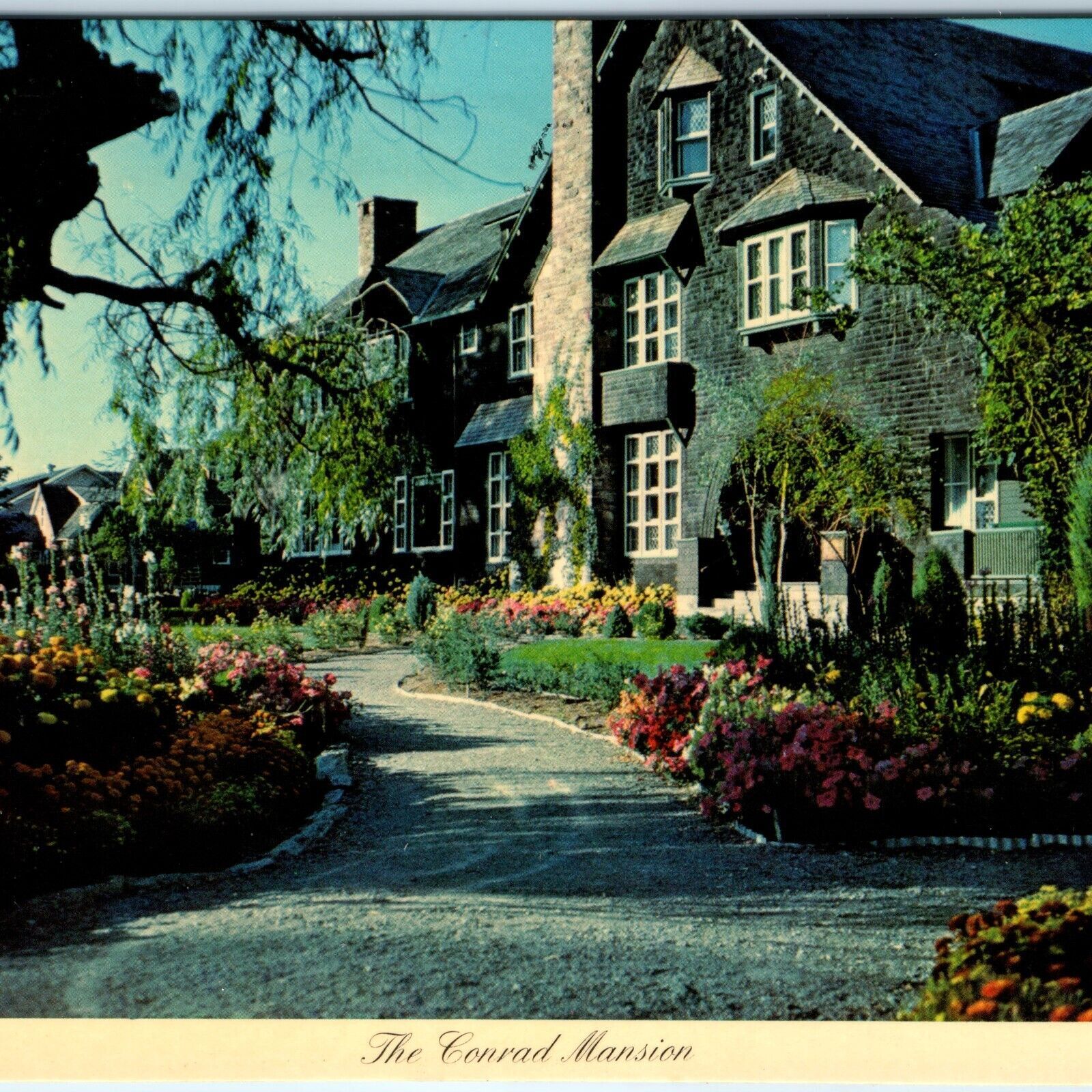 c1980s Kalispell, MT C.E. Conrad Mansion Pioneer House City Founder 4x6 ...