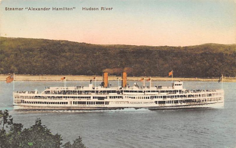 Alexander Hamilton At Hudson River Hudson River Day Line Ferry Boat ...