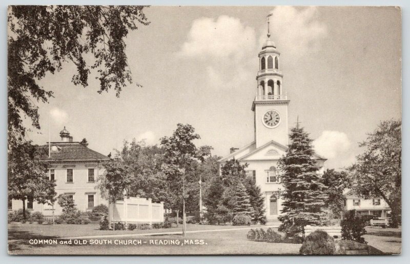 Reading Massachusetts~Common~Old South Methodist Church~Clock ...