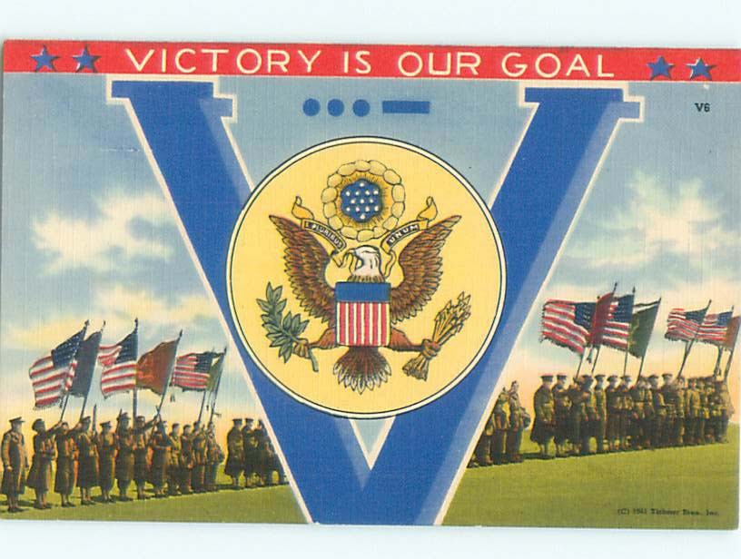 Linen Patriotic VICTORY IS OUR GOAL - US ARMY SHOWN AC0925 | Topics ...