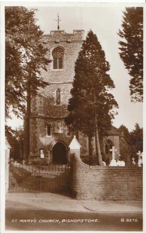 Sussex Postcard - St Mary's Church - Bishopstone - Real Phototgraph ...