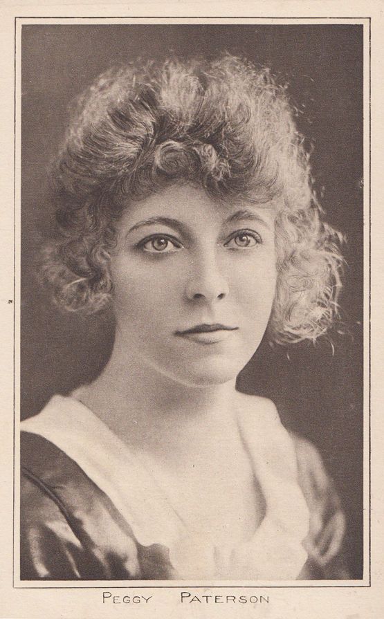 Peggy Paterson Silent Film Actress Antique Postcard | Topics ...