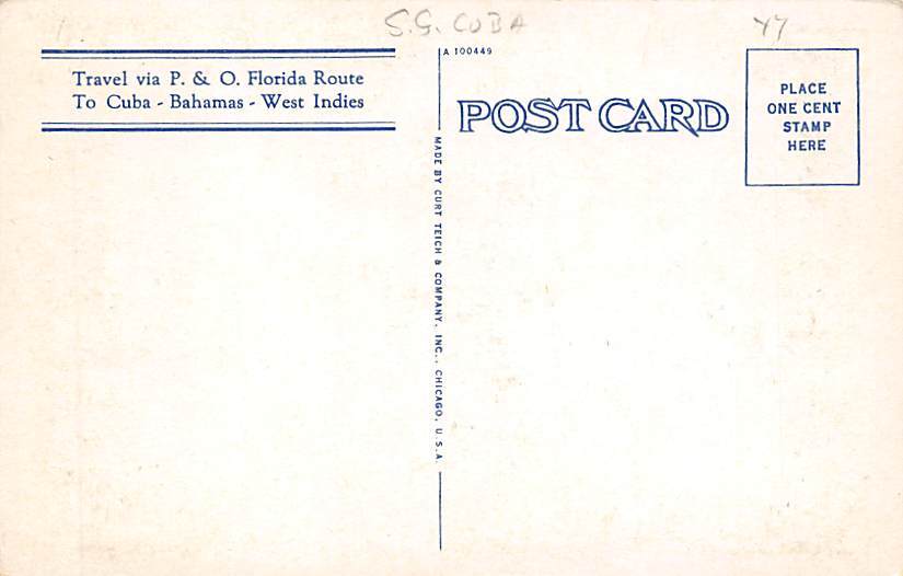 SS Cuba The shortest sea route P & O Steamship Company Ship | Topics ...