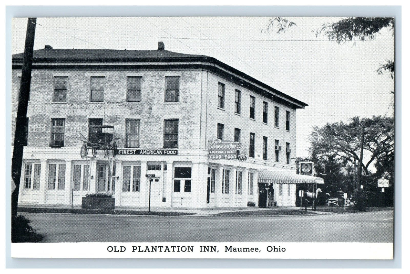 Vintage Old Plantation Maumee Ohio Postcard P203E | United States ...