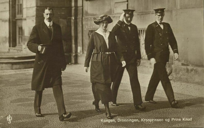 The Danish King, Queen, Crown Prince & Prince Knud (1920s) Denmark ...