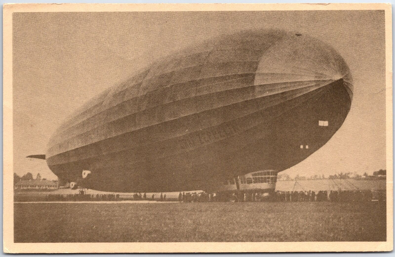 Vintage Postcard the Graf Zeppelin Lz-127 Airship German Port 1920s ...