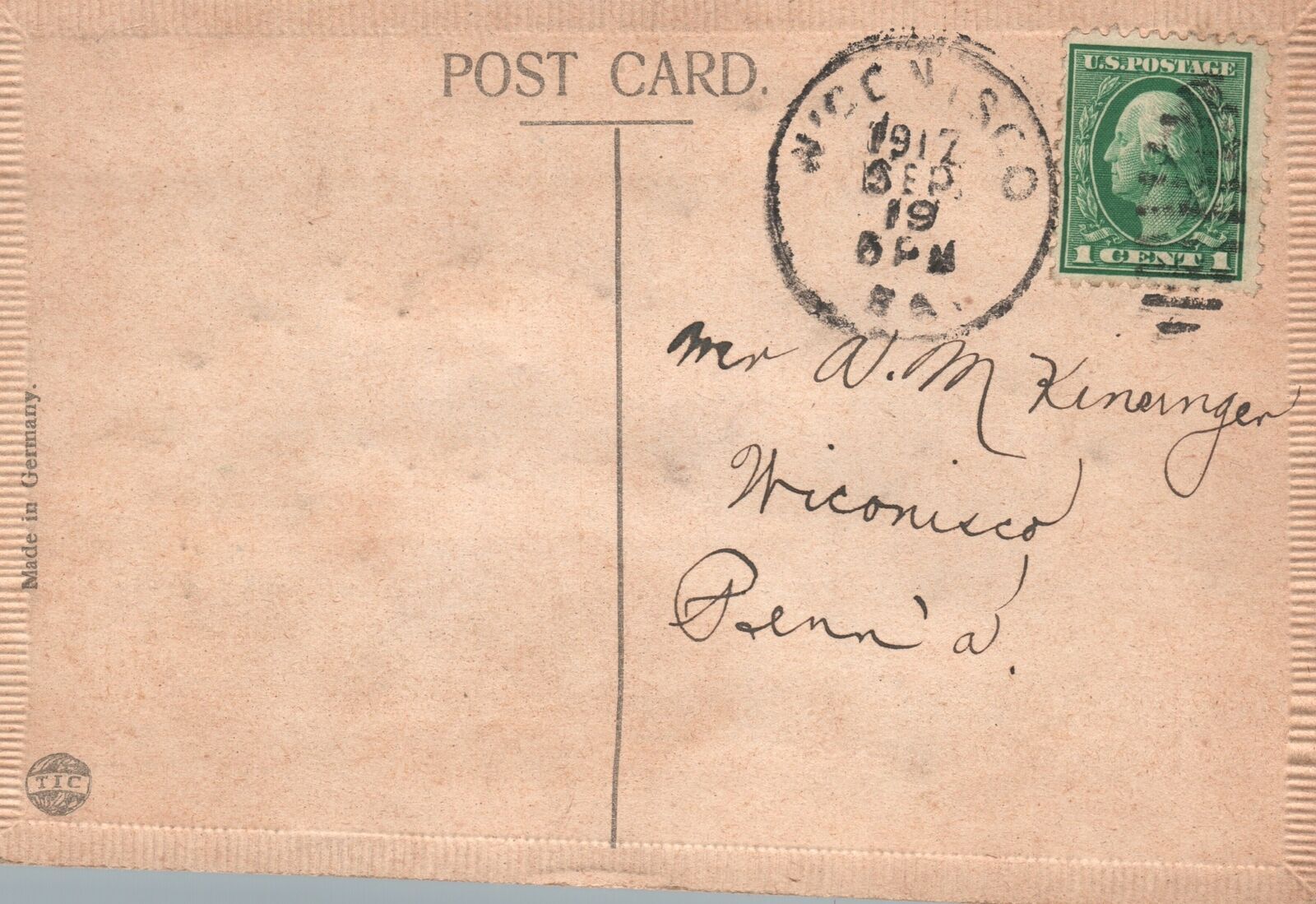 Vintage Postcard 1917 A Happy Birthday Old Victorian Era Flowers Book ...