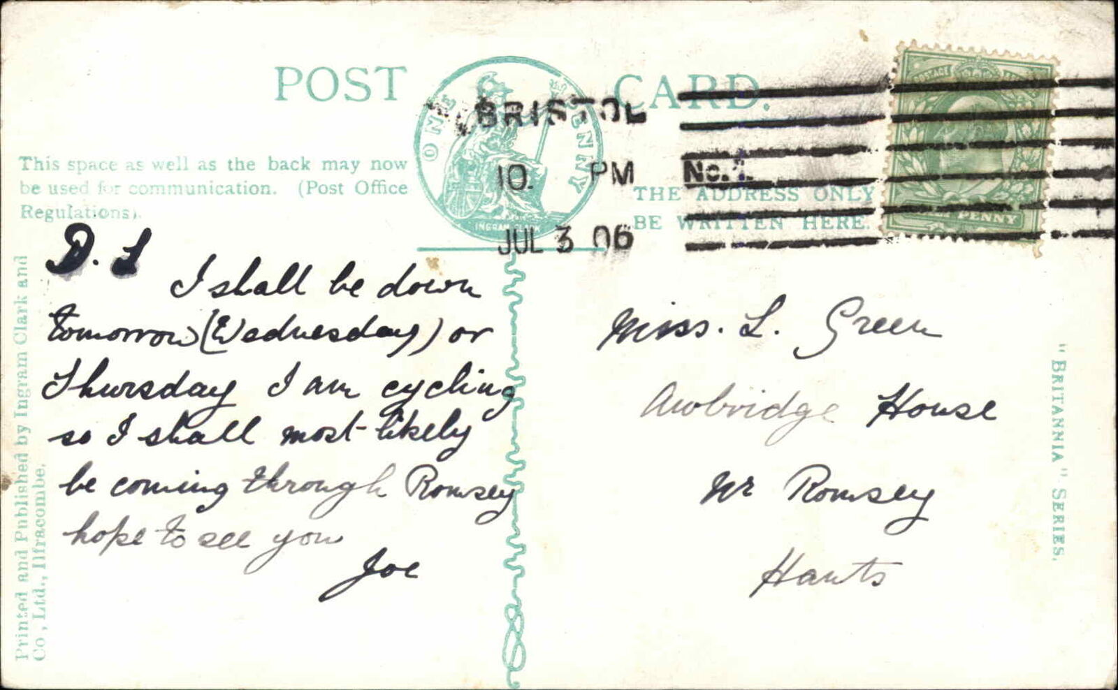 1906 BRITISH NAVY HMS Montagu LUNDY SHIPWRECK Battleship Disaster ...