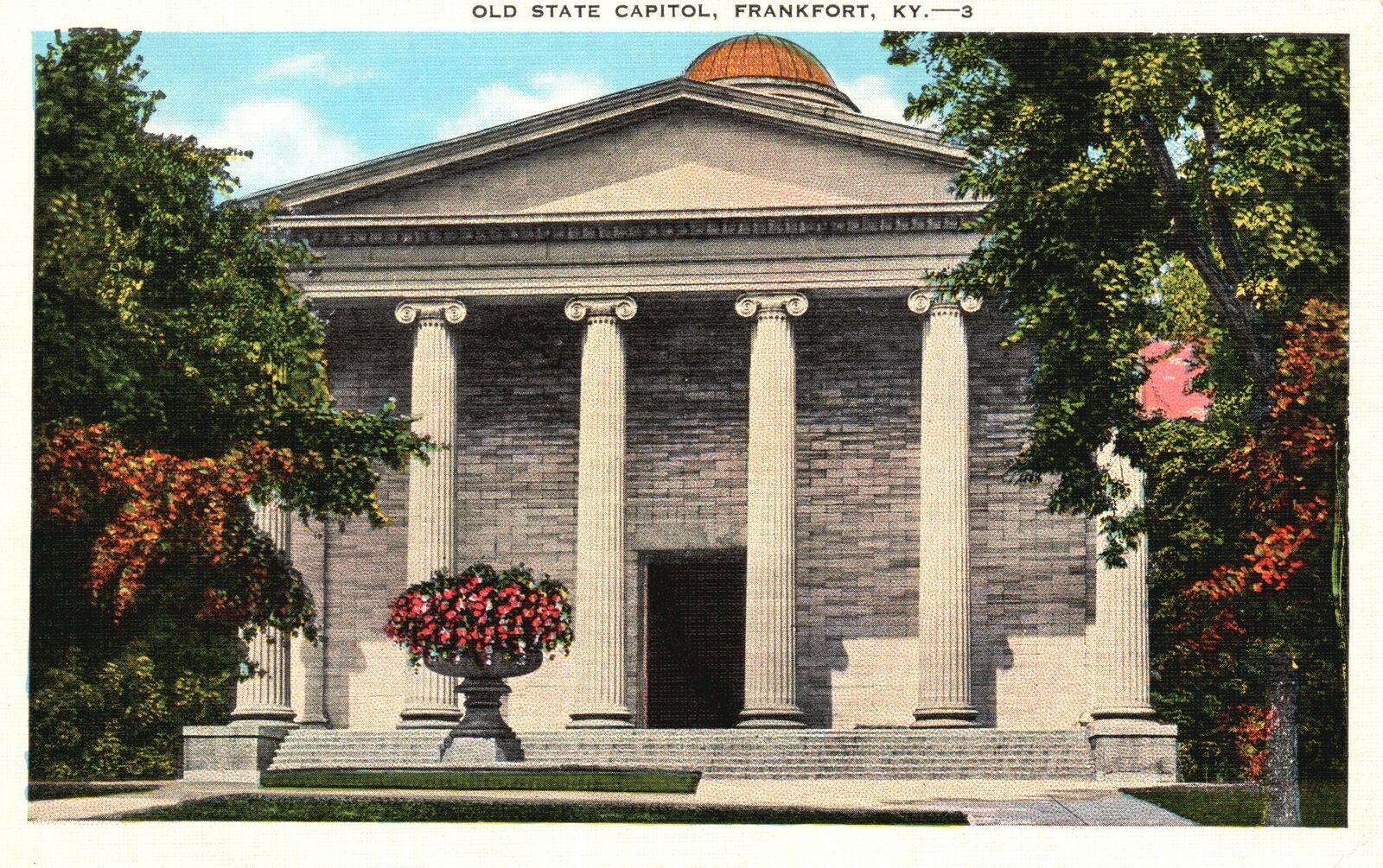 Vintage Postcard 1920's Old State Capitol Historic Building Frankfort ...