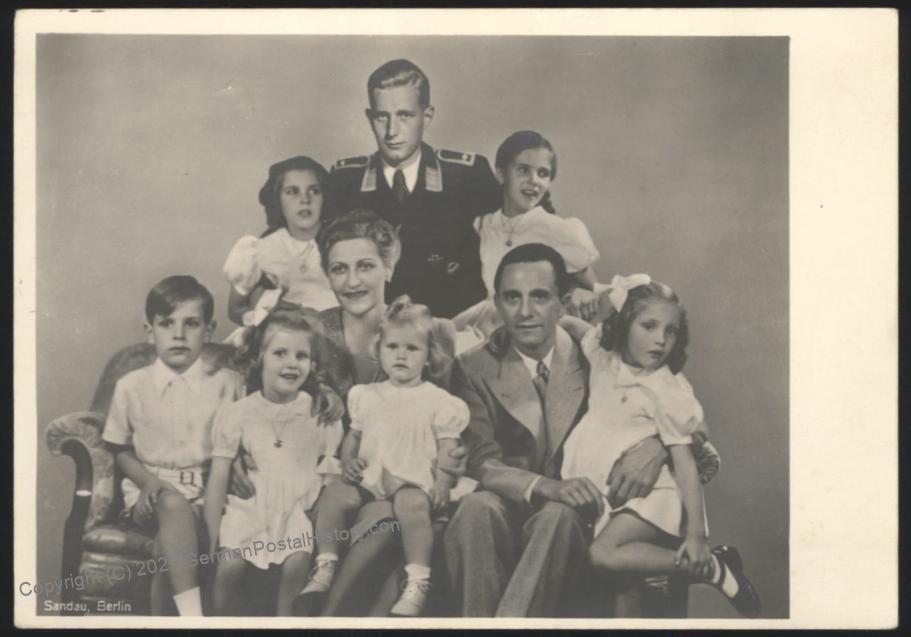 3rd Reich Germany Joseph Goebbels Family RPPC 111911 | Europe - Germany ...