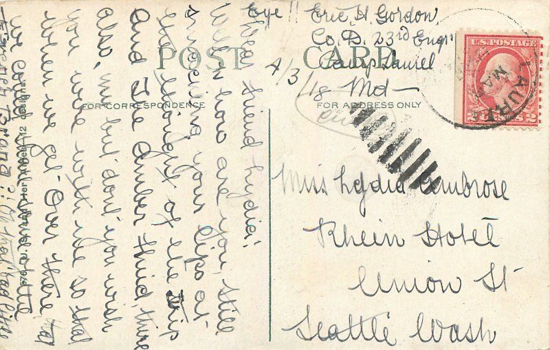 1918 WWI Patriotic Italy Boy Soldier Comic Art Flag Rifle Military ...