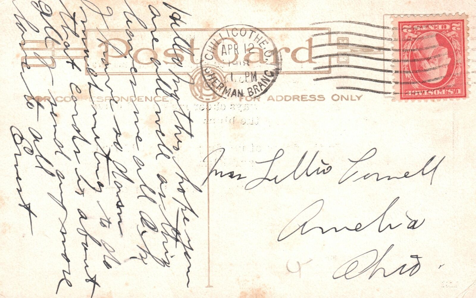 Vintage Postcard 1918 Letter Reminder Number One By C. Frank Nelson Ink ...