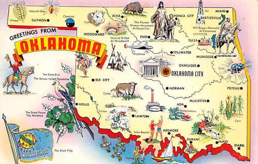 Greetings The Sooner State Greetings from OK | United States - Oklahoma ...