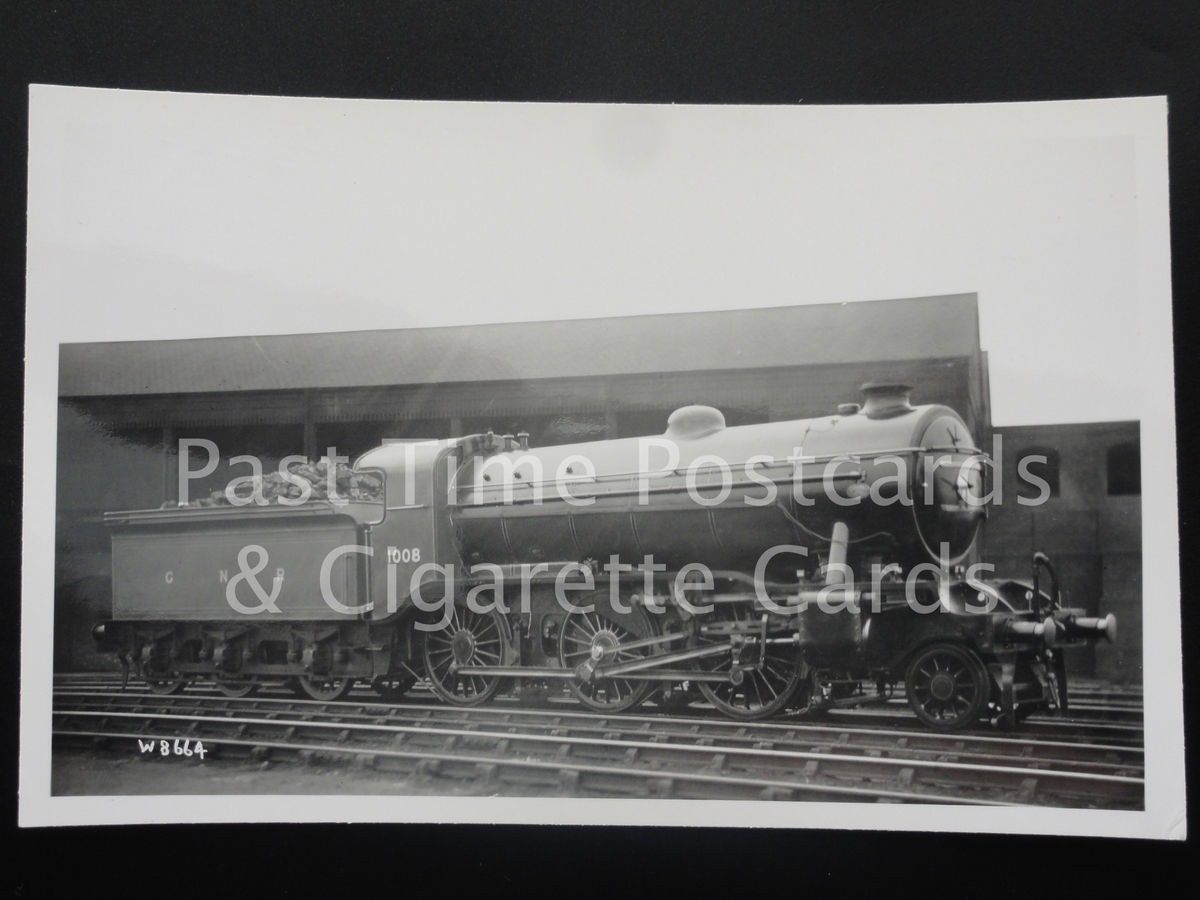 Great Northern Railway GNR Steam Locomotive No.1008 RP Photocard ...