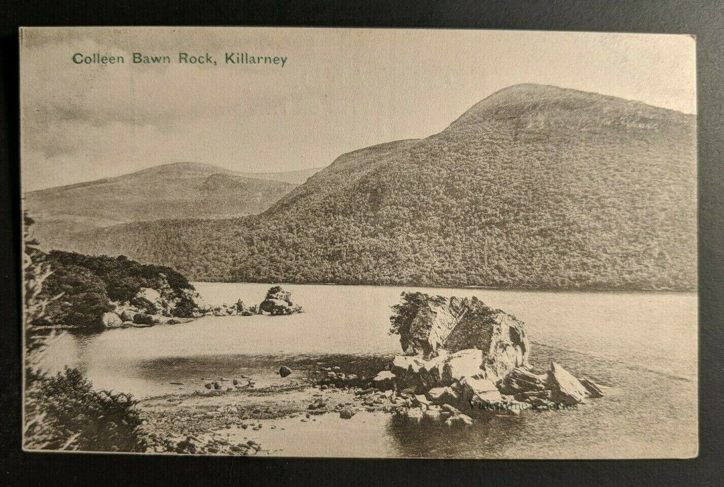 Vintage Colleen Bawn Rock Killarney Ireland Real Picture Postcard Cover ...