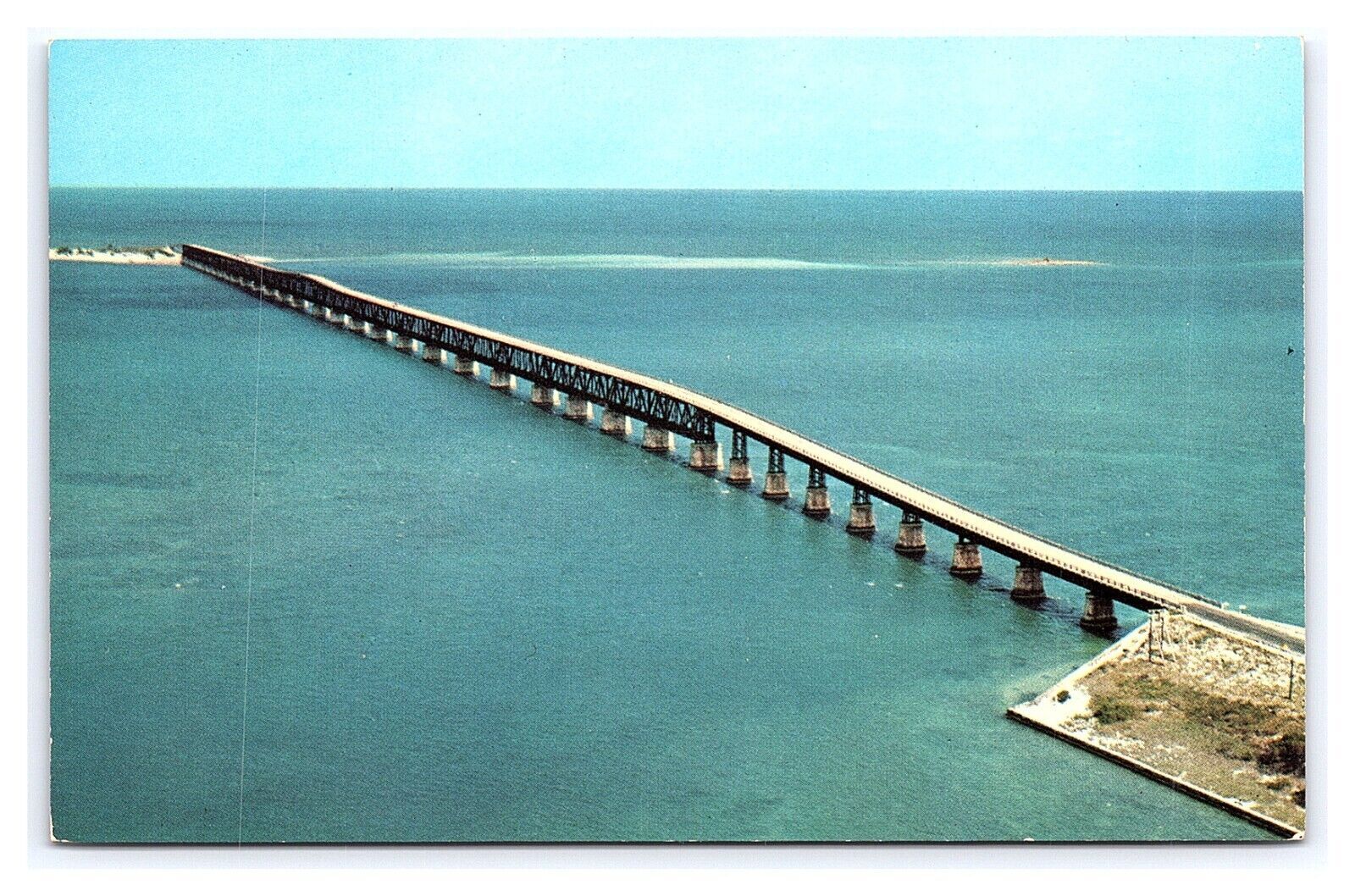 Bahia Honda The High Bridge From The Air Key West Florida Postcard ...