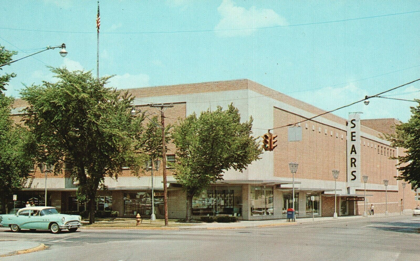 Vintage Postcard Department Store Sears Roebuck Clinton St. Rudisill ...