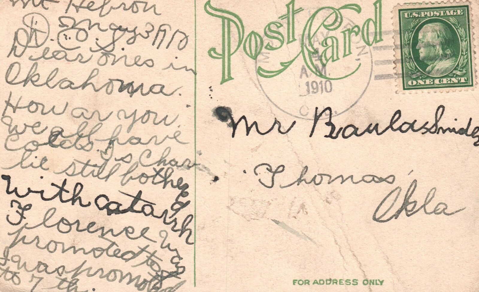 Vintage Postcard 1910 Language of Flowers Violet Faithfulness Nature ...