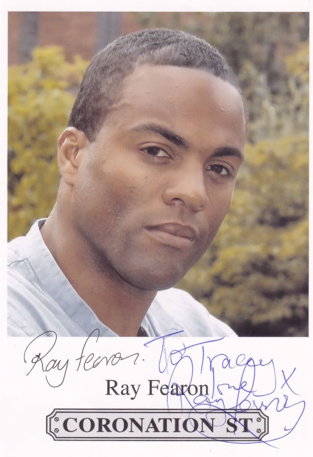 Ray Fearon Coronation Street Hand Signed Cast Card Photo | Topics ...
