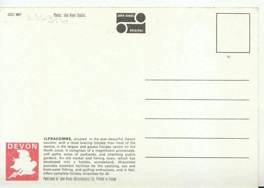 Devon Postcard - Views of Ilfracombe - Ref TZ9387 | Europe - United ...
