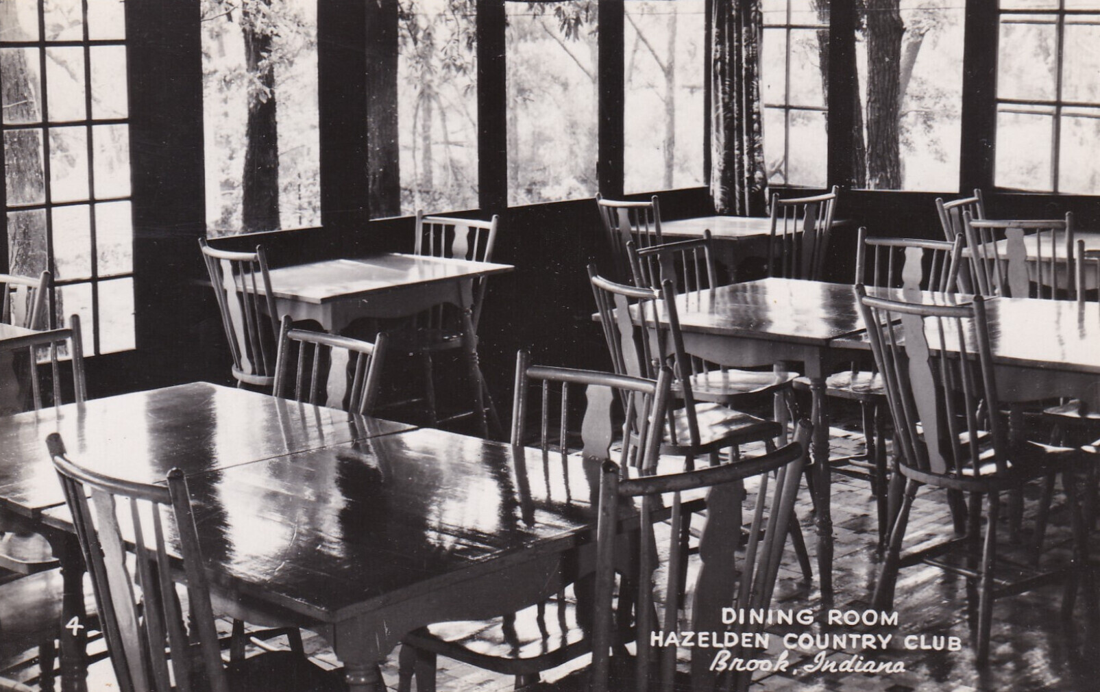 Indiana Brook Hazelden Country Club Dining Room Real Photo | United ...