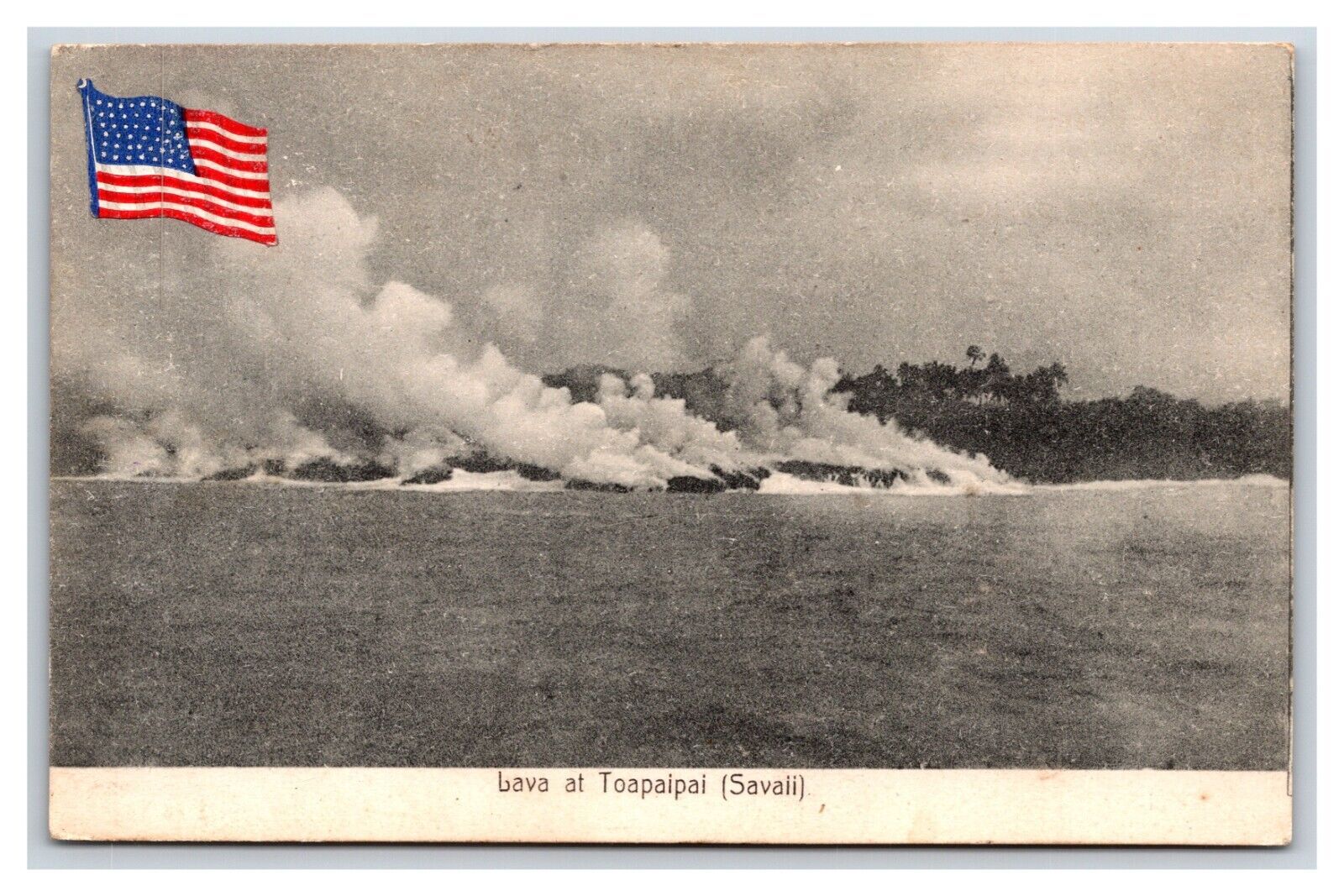 Eruption of Mount Matavanu Toapaipai Lava Savai'i Savaii Samoa DB ...