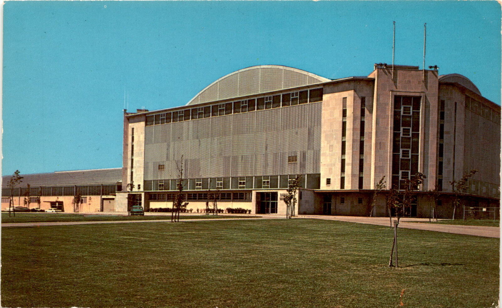 St John Arena Ohio State University Columbus Ohio Architecture Postcard ...
