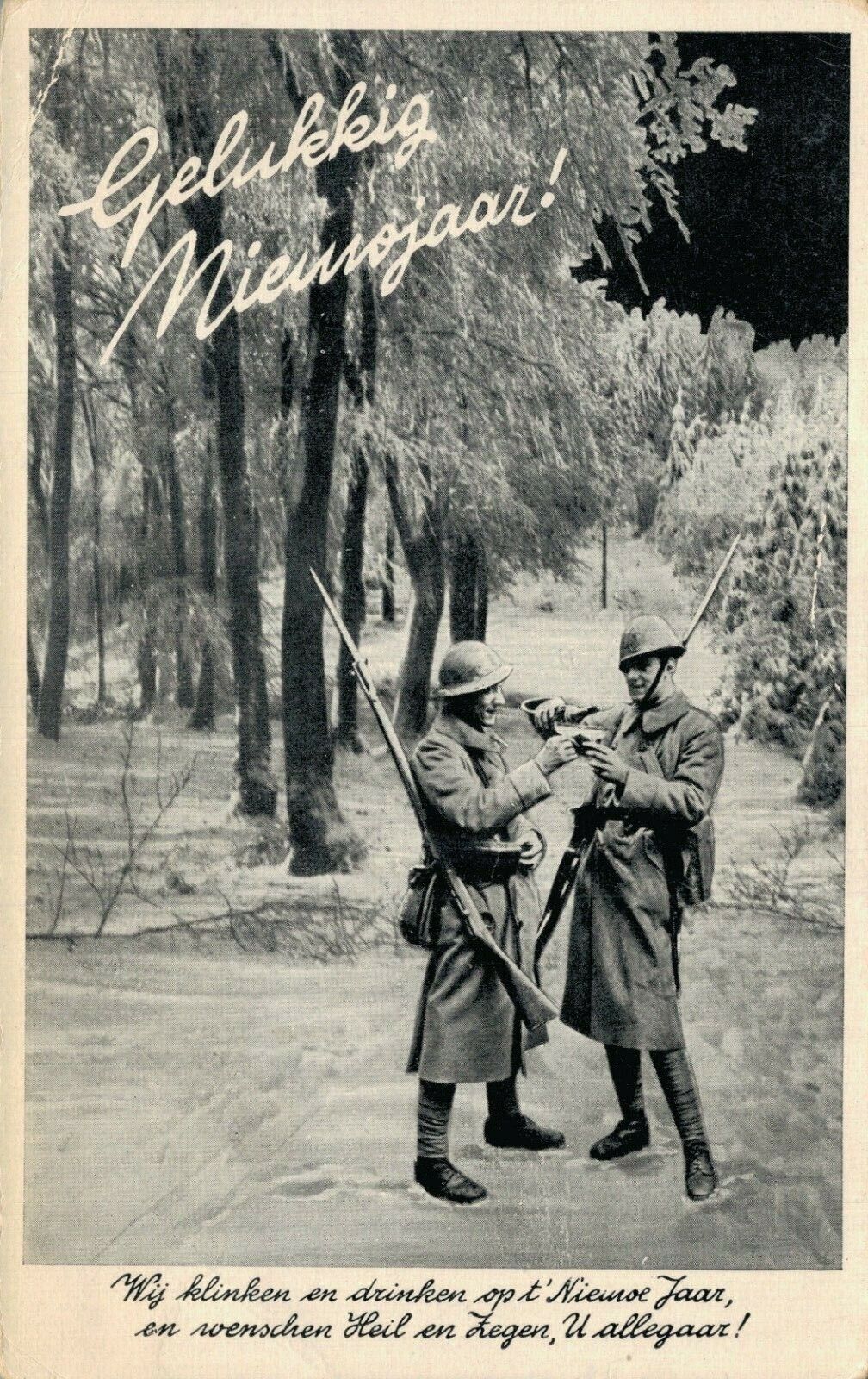 Military Soldiers Toast to the New Year B19 | Other / Unsorted ...