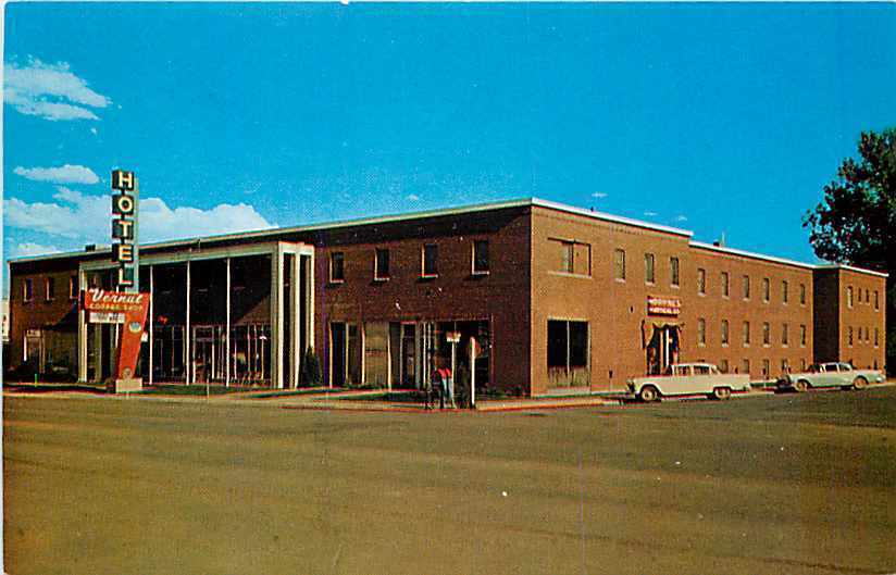UT, Vernal, Utah, Vernal Hotel, Exterior View, Dexter Press No 35435-B ...