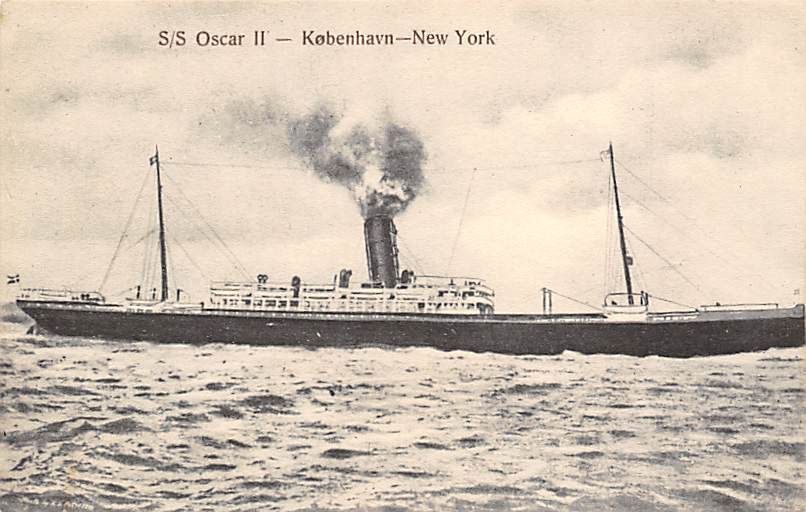 S.S. Oscar II, Skandinavien Amerika Linie View image | Topics - Other ...
