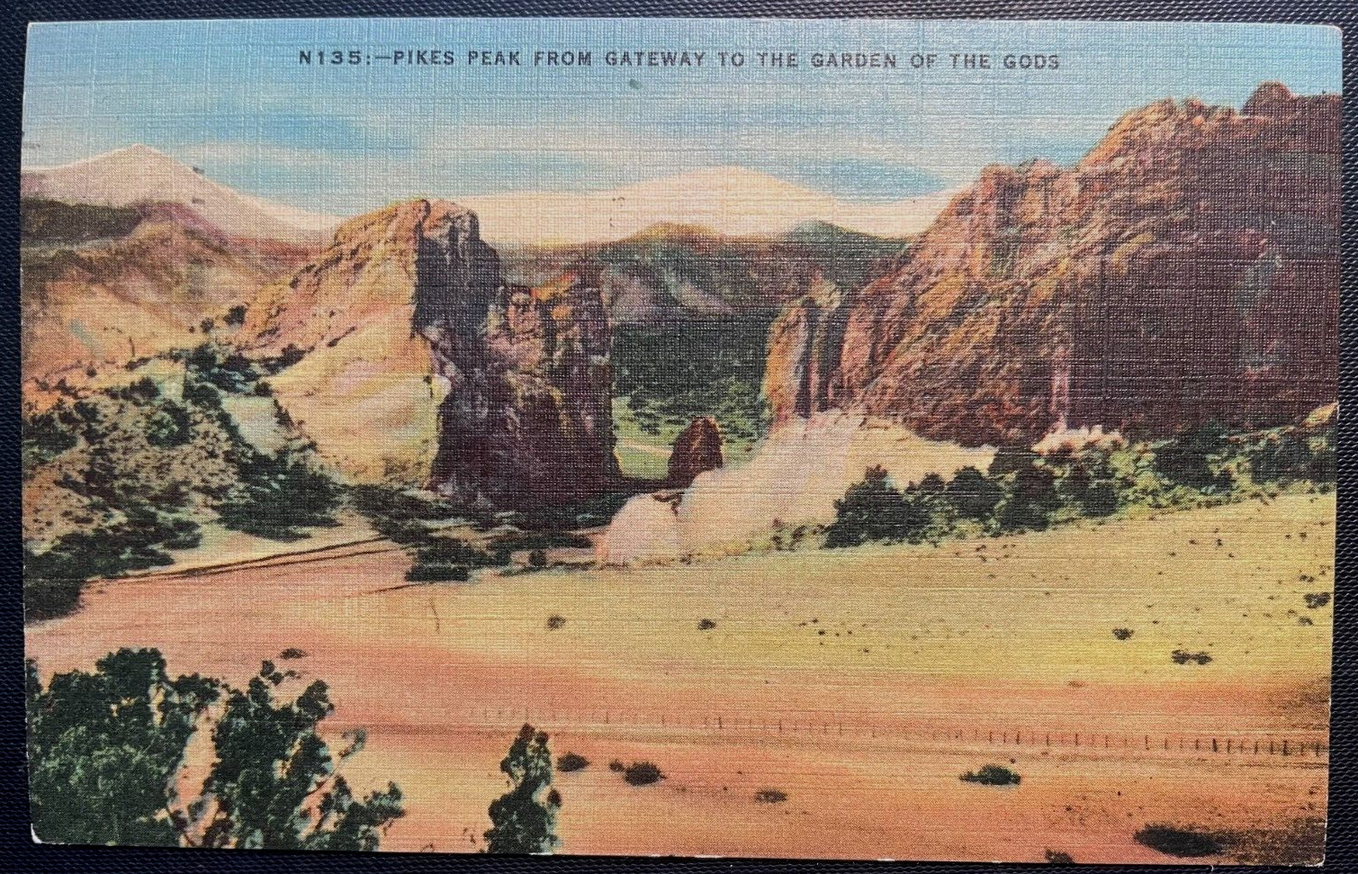 Vintage Postcard 1943 Garden of the Gods, Colorado Springs, CO | United ...