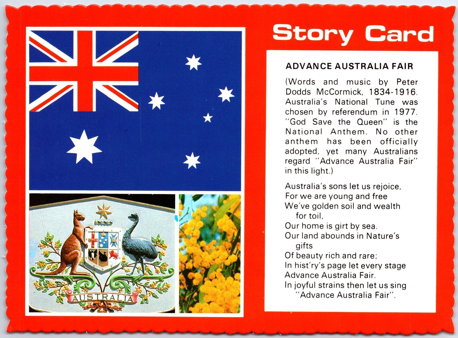 Continental Size Postcard Sights Scenes & Culture of Australia 1970s ...