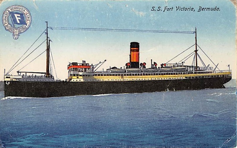 SS Fort Victoria Furness Line Ship Unused | Topics - Other, Postcard ...