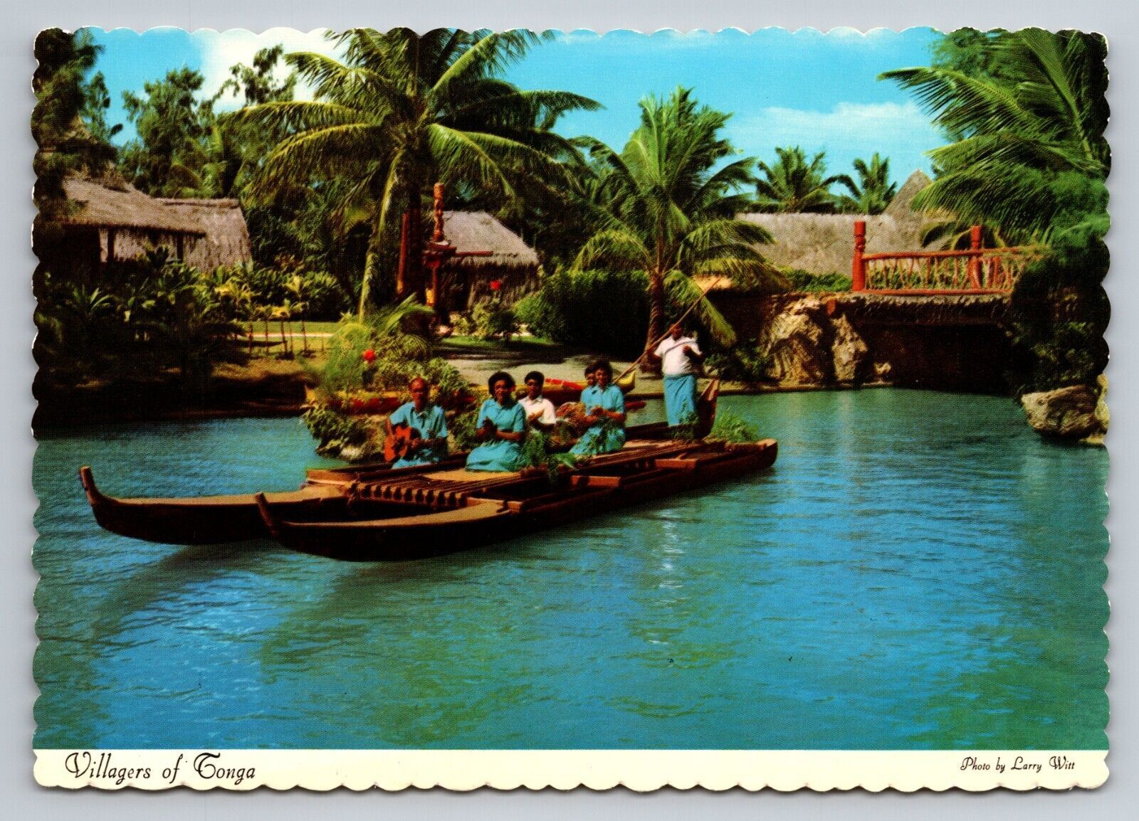 Villagers Of Tonga Polynesian Cultural Center Laie Oahu Hawaii Vintage ...