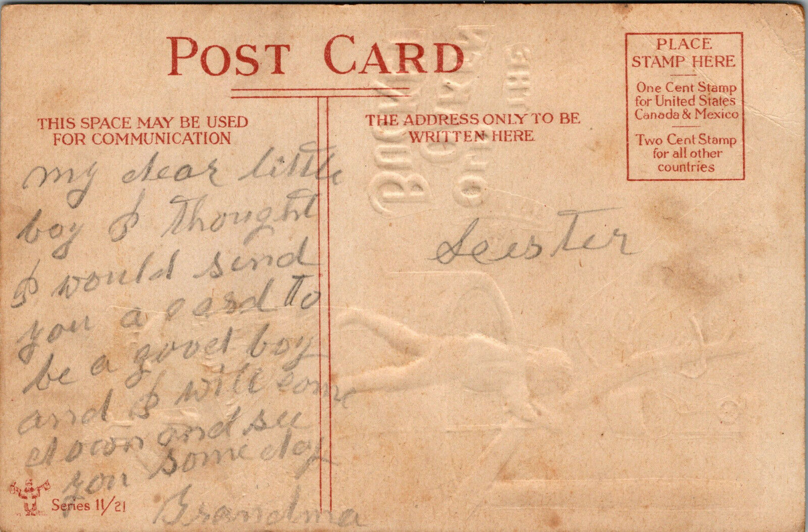 Vtg 1908 The Old Oaken Bucket Song with Sheet Music Embossed Postcard ...