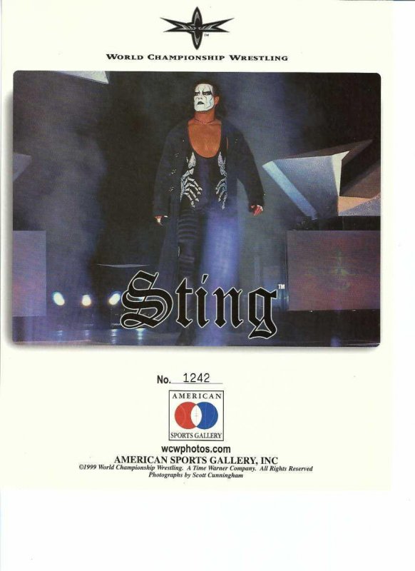 SET- Monday Nitro TNT Official 1999 WCW Photocards Series I (Wrestling ...