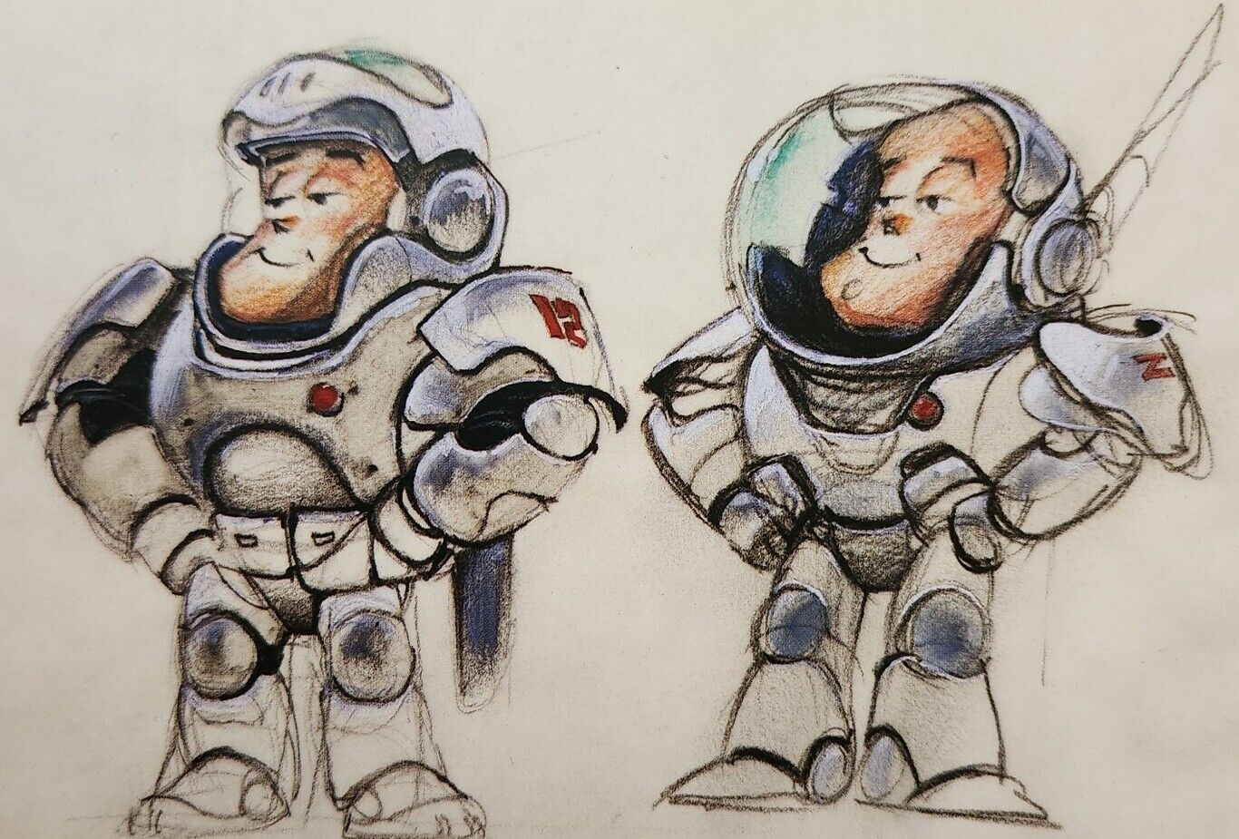 Buzz Lightyear Drawings Toy Story Concept Art by Nilo Rodis Pixar ...