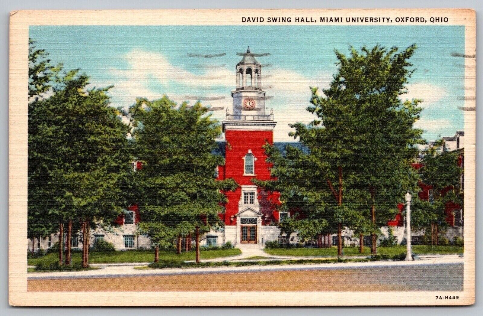 David Swing Hall Miami University Oxford Ohio Street View Clock Tower ...