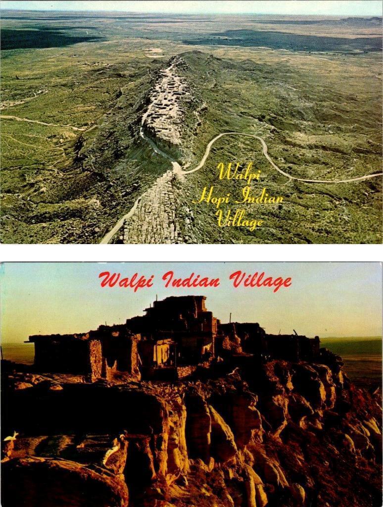 2~Postcards First Mesa, AZ Arizona WALPI HOPI INDIAN VILLAGE Still ...