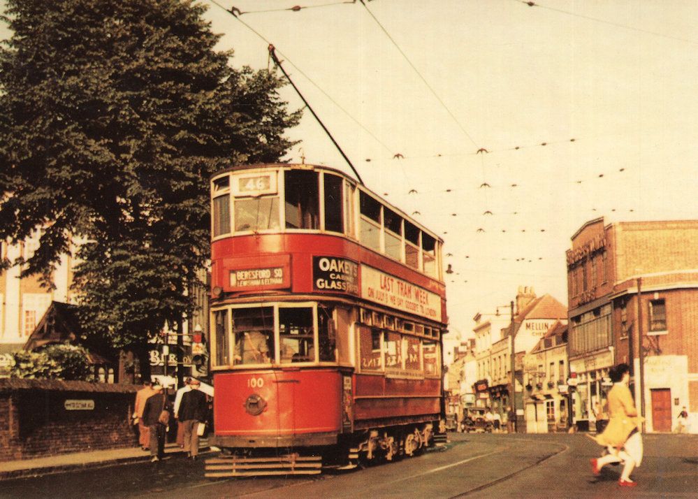 Londons Last Constructed Tram Week Beresford 50 Erith Church Bus ...