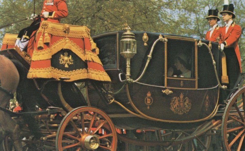 Queen Elizabeth II The Royal Coaches Transport Postcard | Topics ...