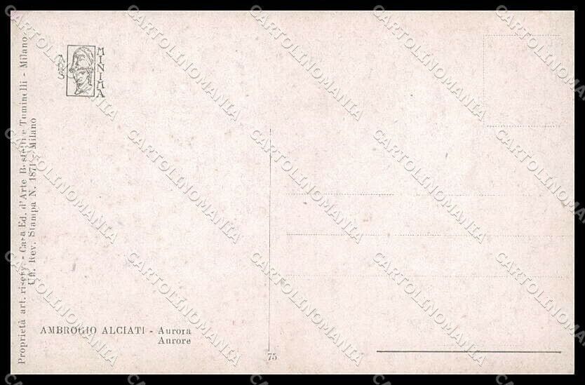 Artist Signed Ambrogio Alciati Nude Lady Ars Minima serie 75 pc ZG8954 | Topics - Risque - Women ...